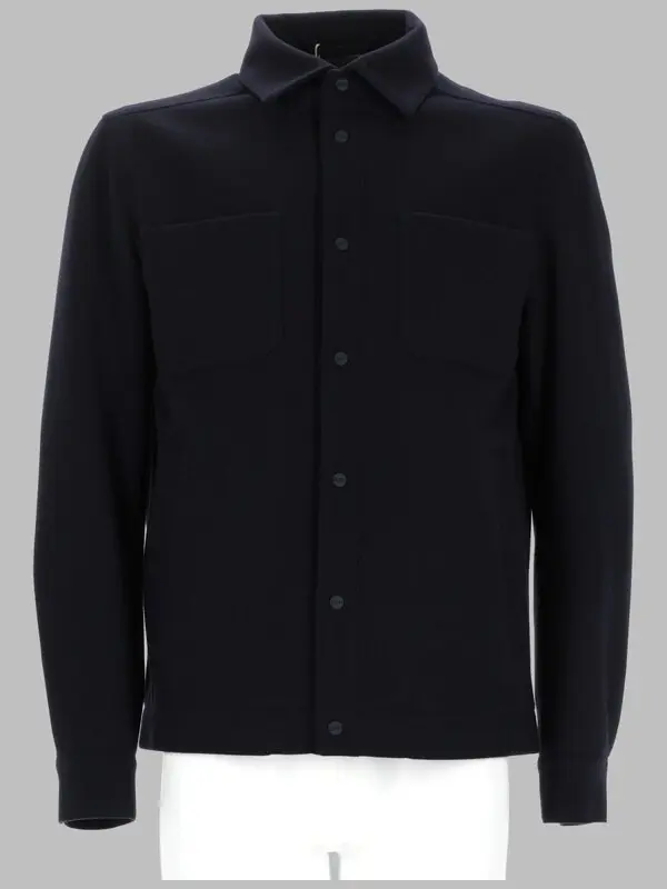 Herno Polyester, Viscose & Acetate Tech Sports Jacket - Blue