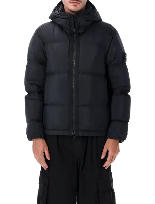 Stone Island Fw26 Quilted Polyamide-lined Puffer Coat For