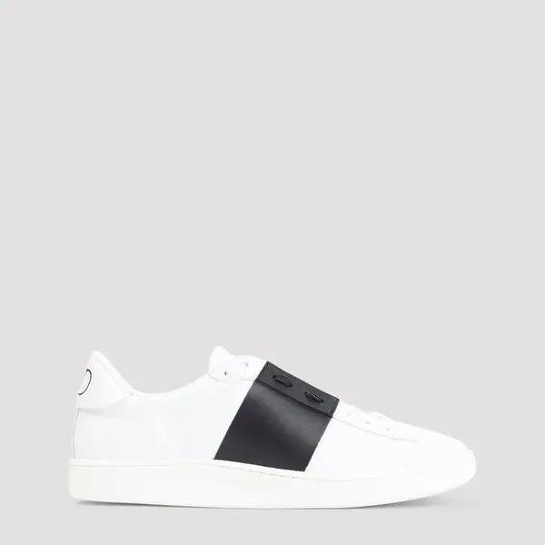 Valentino Garavani Calf Leather Sneakers - White