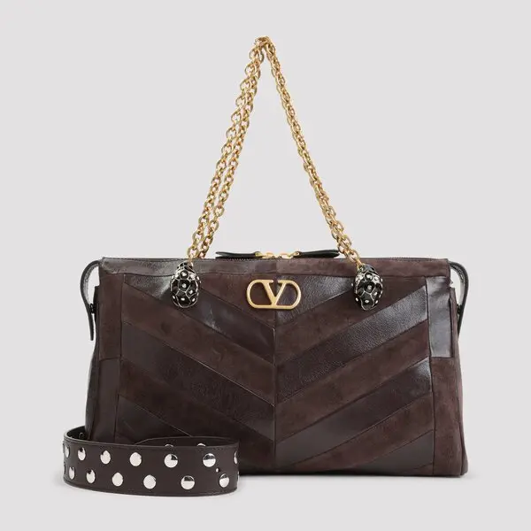Valentino Garavani Medium Shoulder Bag With Cowhide Leather