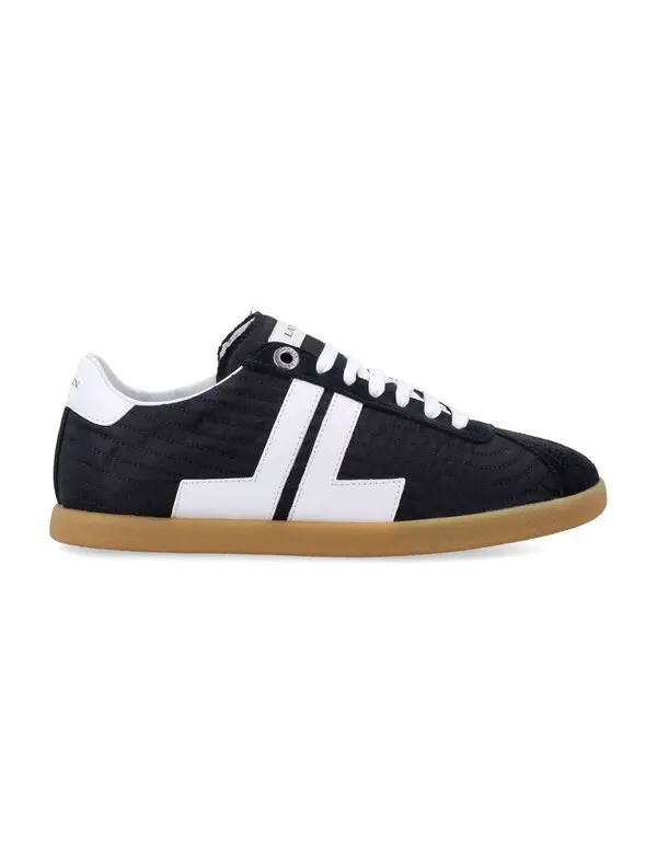 LANVIN The Glen Quilted Technical Low-top Sneakers - Nero