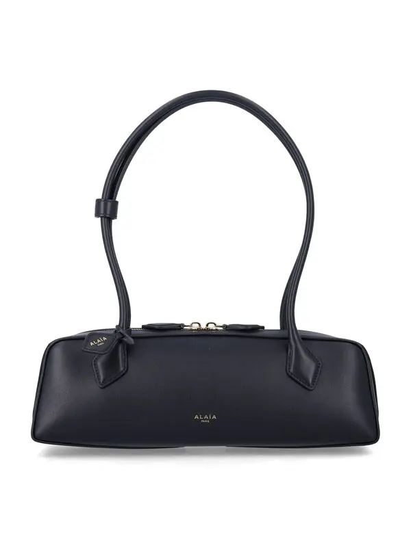 Alaïa Teckel Elongated Shoulder Bag - Nero