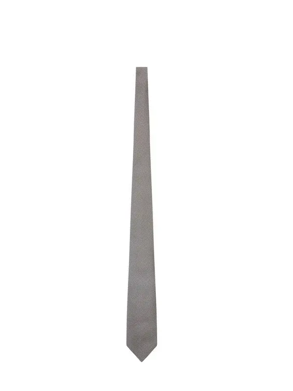 TOM FORD Silk Necktie - Silver