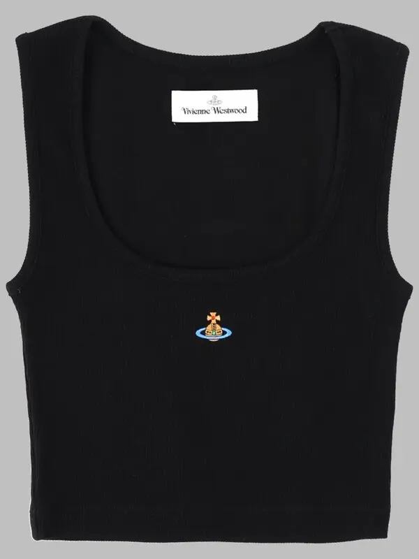 VIVIENNE WESTWOOD Slim Fit Mini Top For - Black