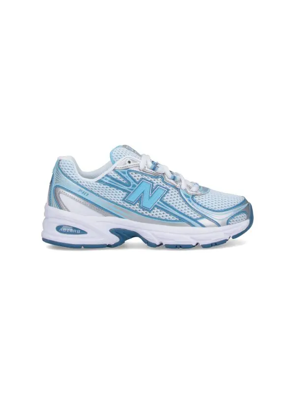 NEW BALANCE Synthetic Mesh Lace-up Athletic Sneakers - Blue