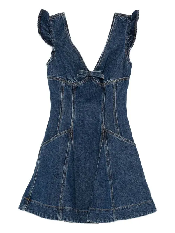 SELF-PORTRAIT Ruffled Shoulder Mini Dress