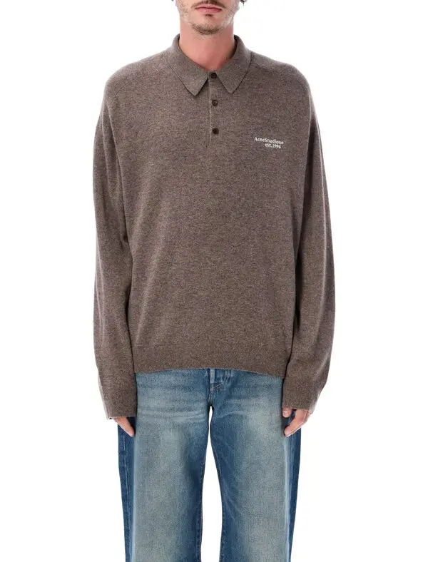 Acne Studios Fw26 Yak Wool Blend Sweater For