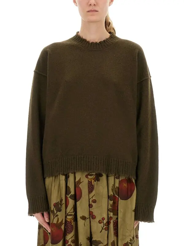 UMA WANG Cashmere Sweater - Green
