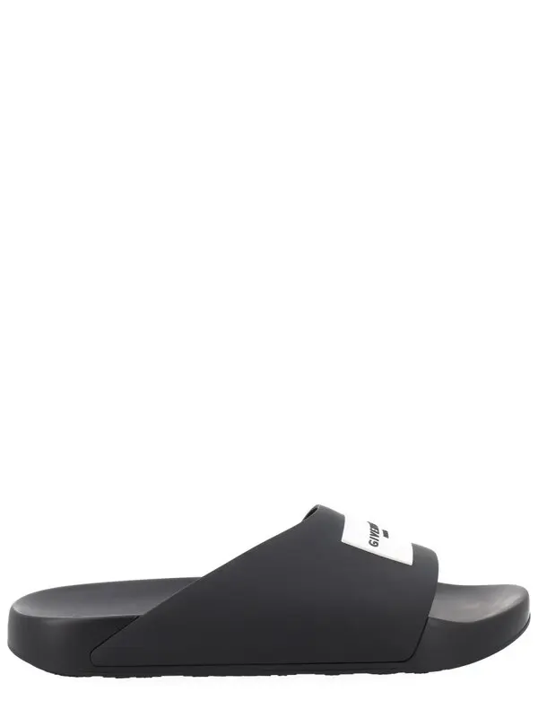 Givenchy Logo Slip-on Slides