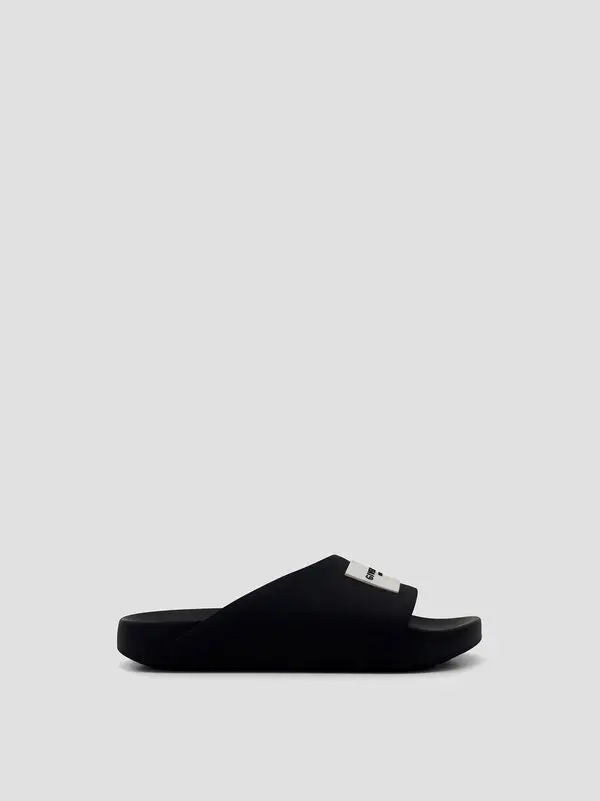 Givenchy Logo Slip-on Slides - Black