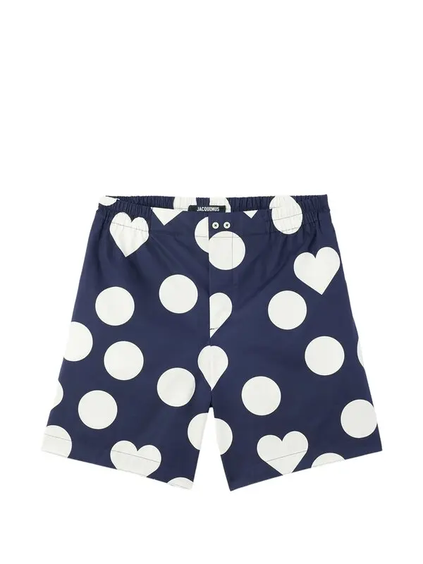 Jacquemus Calewith Dot-print Shorts - Printdotsh