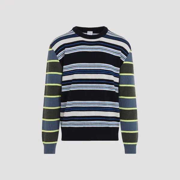 Paul Smith Lambswool & Cotton Round Neck Sweater, Fw26