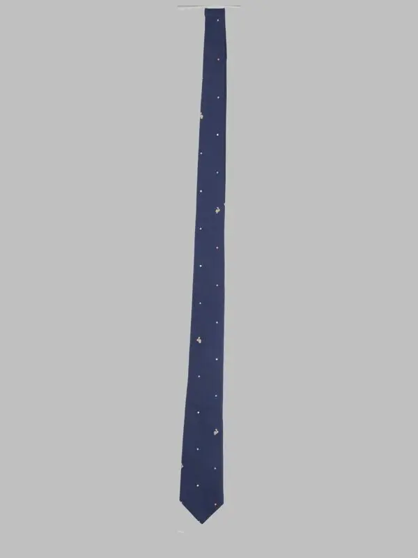 Paul Smith 100% Silk Neck Tie, Made In Italy - Blue