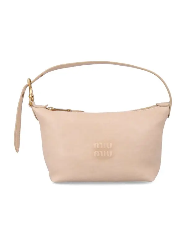 Miu Miu Mini Lambskin Pouch Handbag - Corda
