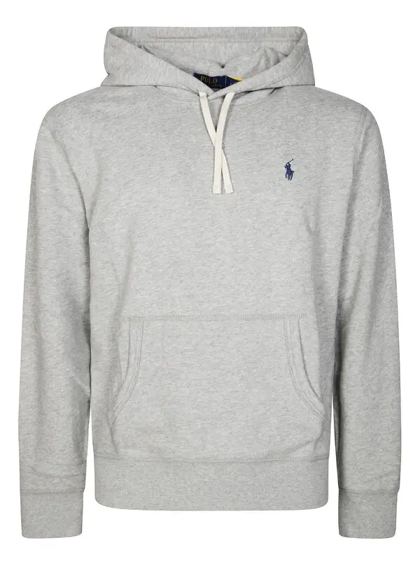 Polo Ralph Lauren Long-sleeve Knit Hoodie - Grigio
