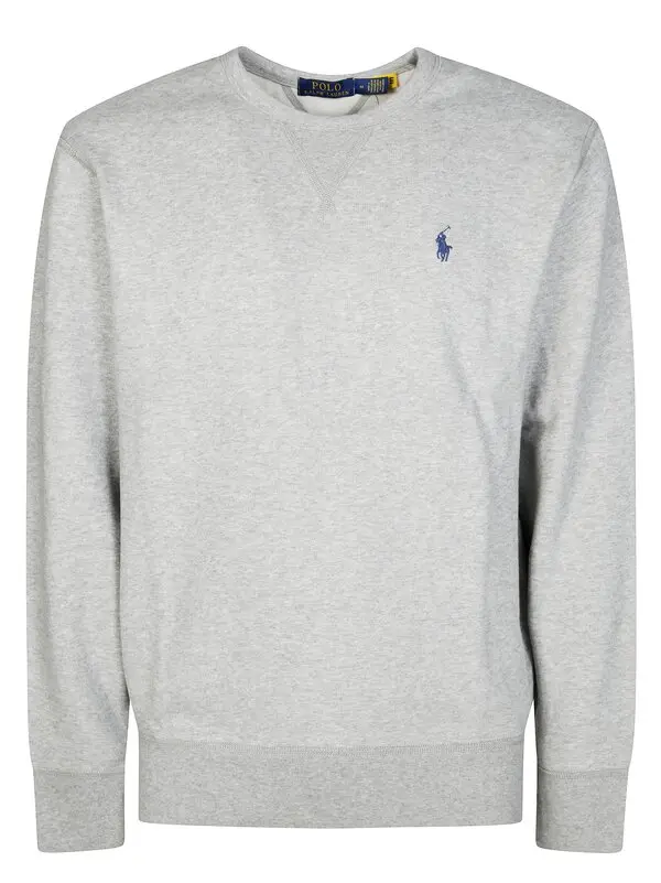 Polo Ralph Lauren Long-sleeve Knit Hoodie - Grigio