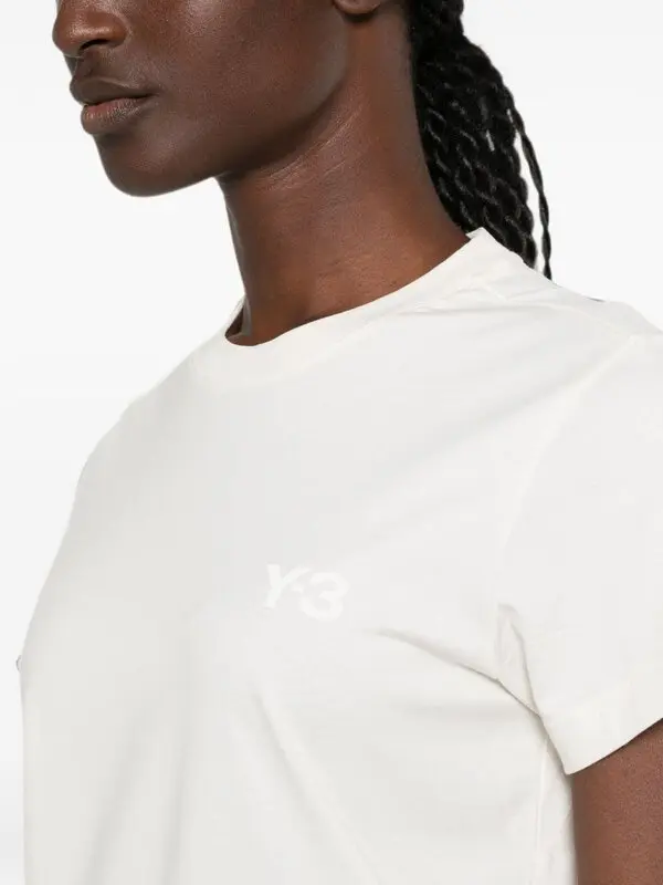 Y3 Logo Cotton T-shirt
