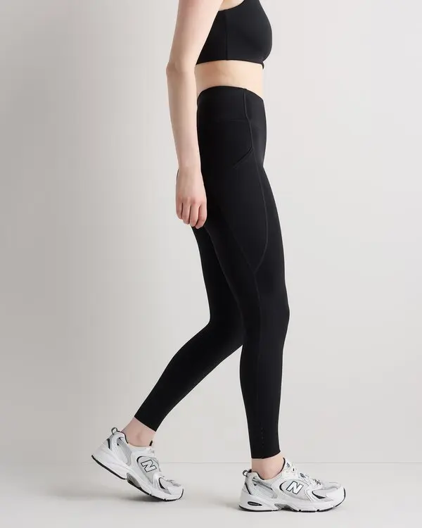 Quince High-rise Utility Running Tight - Black