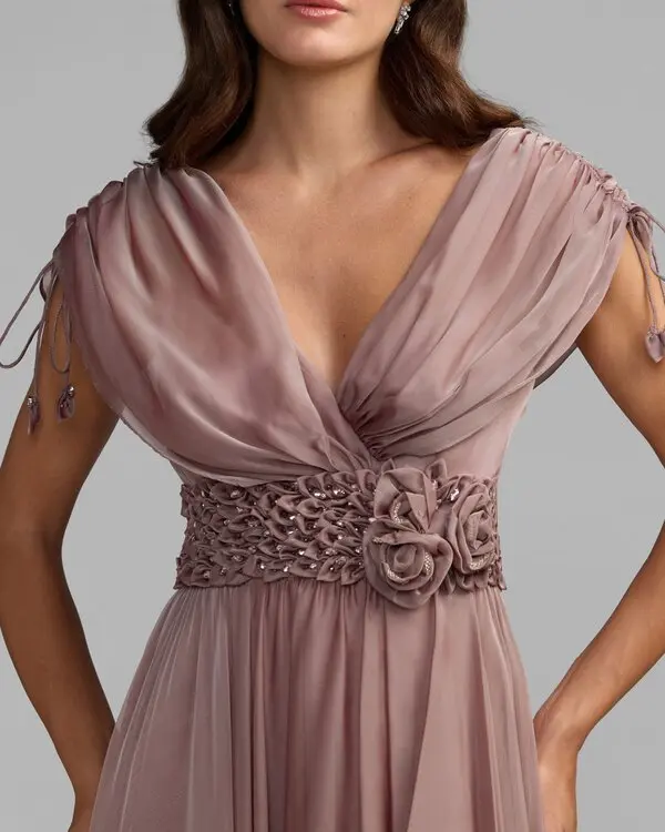 Mac Duggal Embellished Chiffon Gown