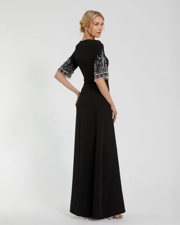 Mac Duggal Petite A-line Gown