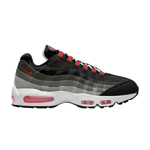 Nike Air Max 95 'big Bubble Reverse Solar Red - Grey