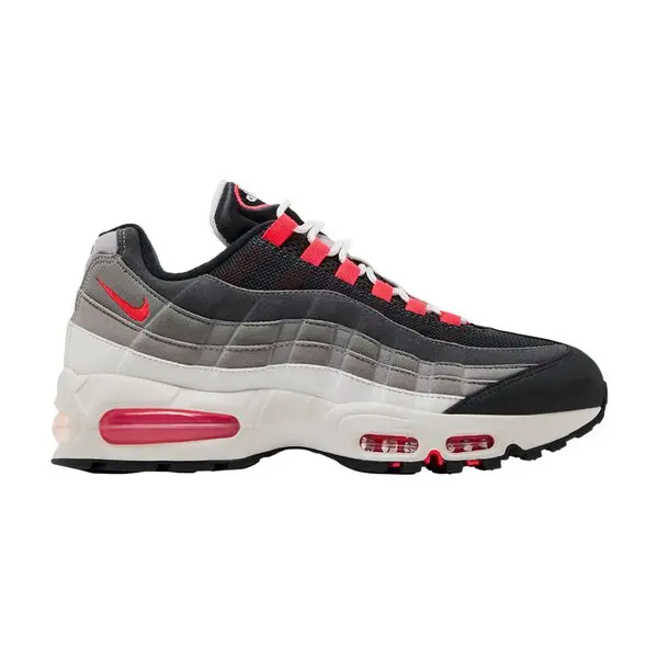 Nike Max 95 'big Bubble Reverse Solar Red' Sneakers - Grey