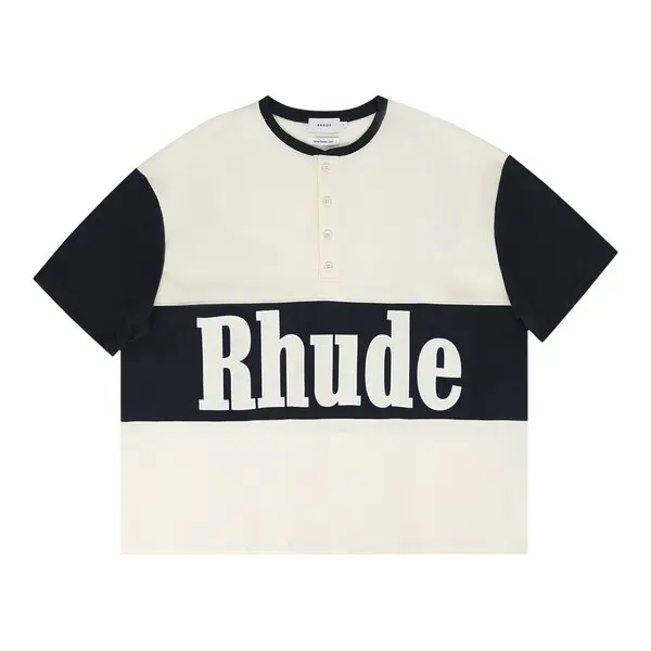 Rhude Paneled Henley T-shirt