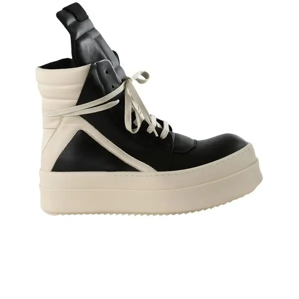 Rick Owens Mega Bumper Geobasket High Top Sneakers