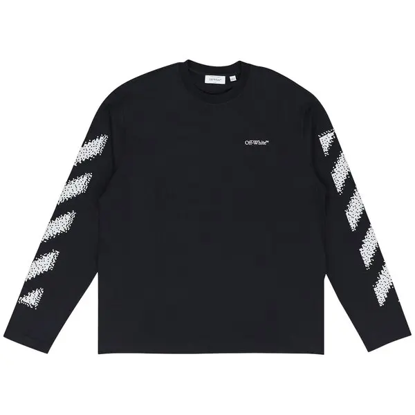 Off-White Pixel Diagonal Skate Long-sleeve Tee