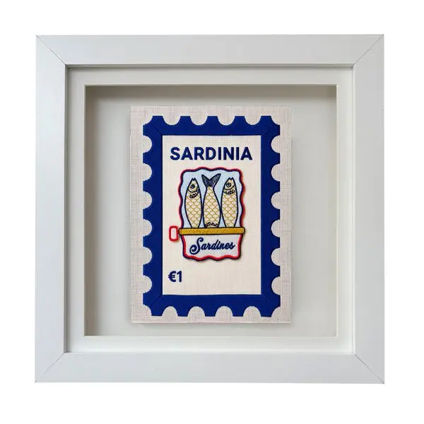LILLY LOVES Sardinia Embroidered Stamo Artwork