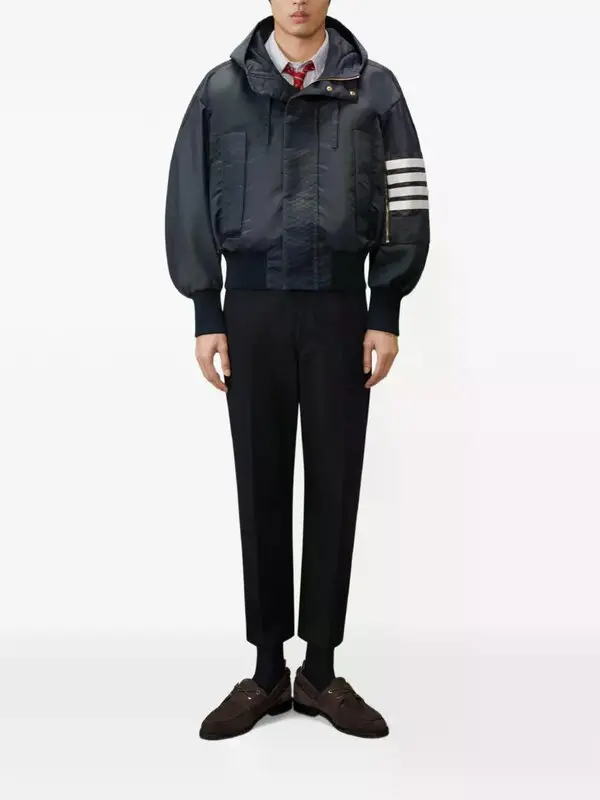 Thom Browne Argyle Intarsia Cashmere Cardigan