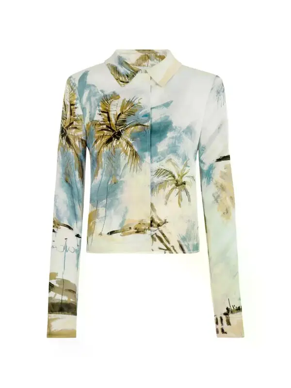 Oscar De La Renta Dominican Landscape Jacket