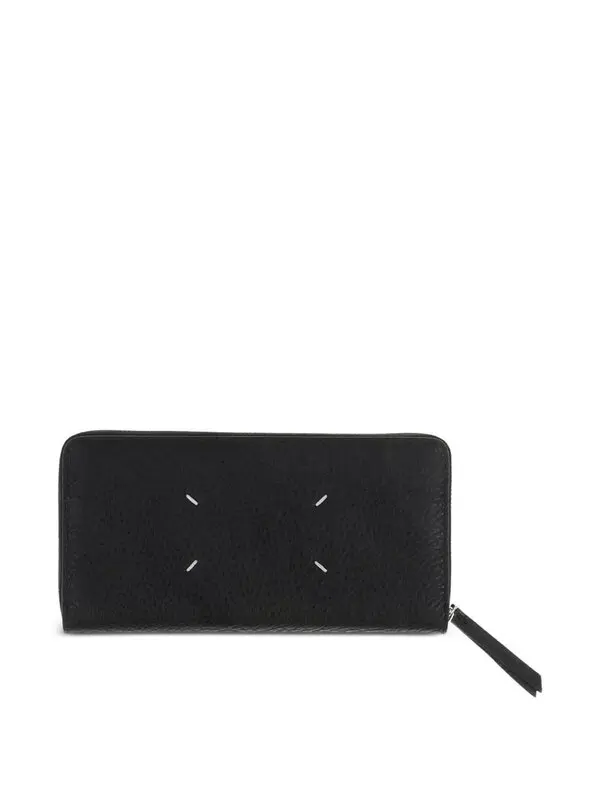 MAISON MARGIELA Stitched Zip Wallet - Black