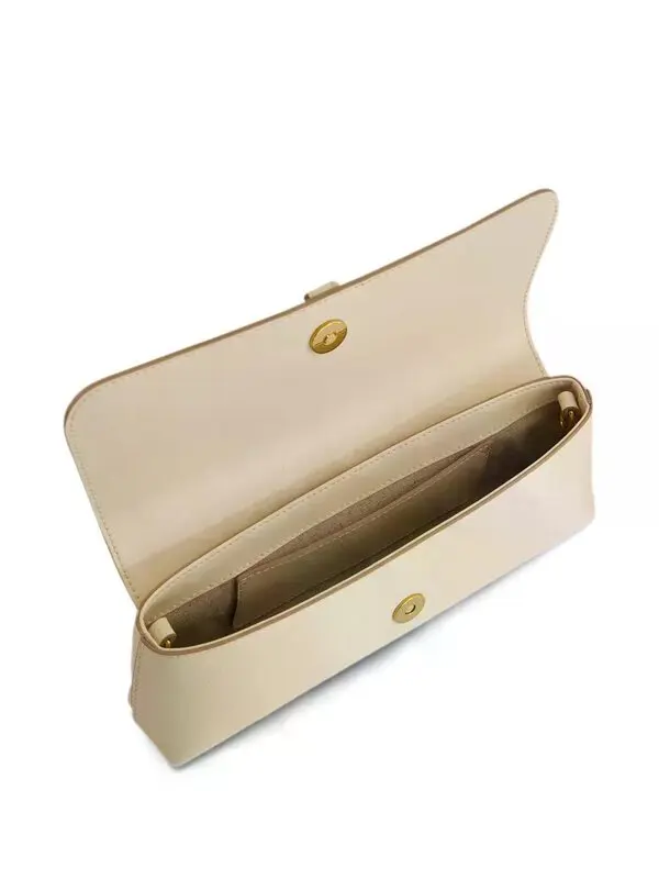 Stella McCartney Ryder Padlock Clutch Bag - Neutrals