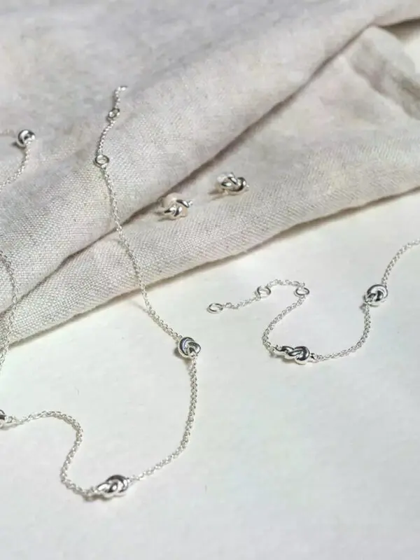AUREE JEWELLERY Tone Knot Detail Necklace
