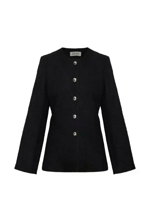 RÓHE Bouclé Jacket With Button Fastening