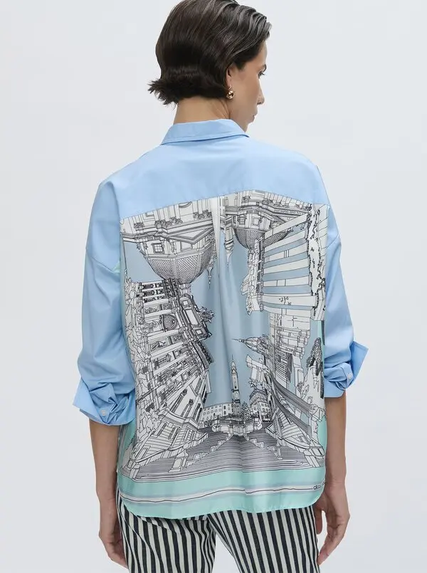 Permanent Collection Sirene Rome Shirt Pale Blue