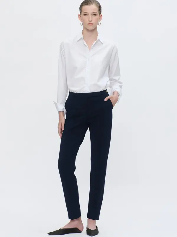 CALLAS MILANO Permanent Collection Cory Jersey Slim Pant - Navy