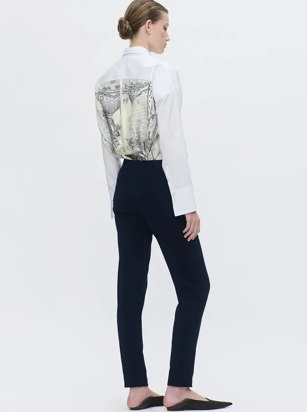 CALLAS MILANO Permanent Collection Cory Jersey Slim Pant - Navy