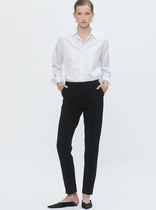 CALLAS MILANO Permanent Collection Cory Jersey Slim Pant - Black