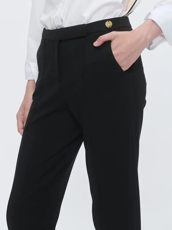 CALLAS MILANO Permanent Collection Cory Jersey Slim Pant - Black