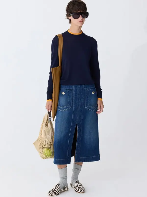 Permanent Collection Fernanda Denim Skirt