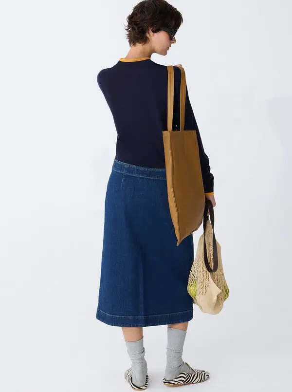 Permanent Collection Fernanda Denim Skirt