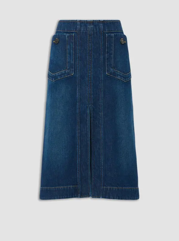 CALLAS MILANO Permanent Collection Fernanda Denim Skirt - Dark Indigo
