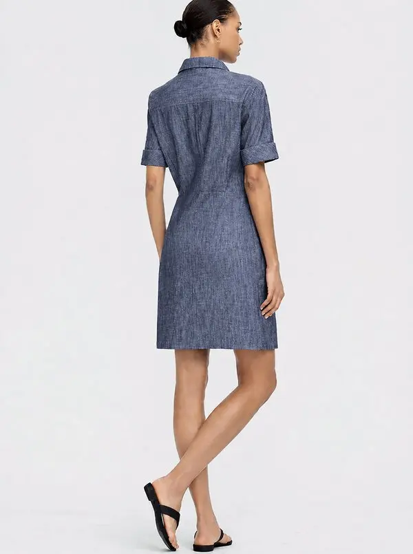 Permanent Collection Ondine Shirtdress Denim