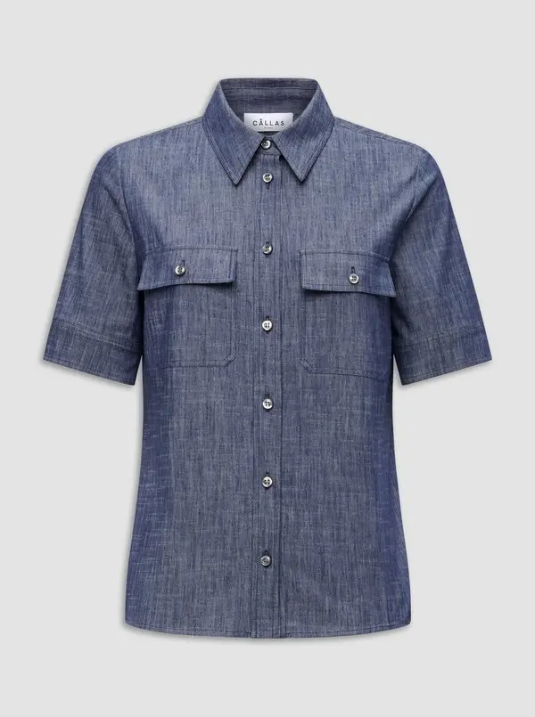 Permanent Collection Vesper Denim Shirt