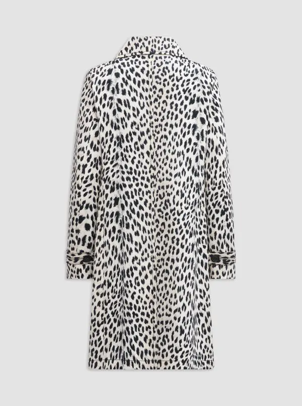 Permanent Collection Alaine Animal Print Car-coat