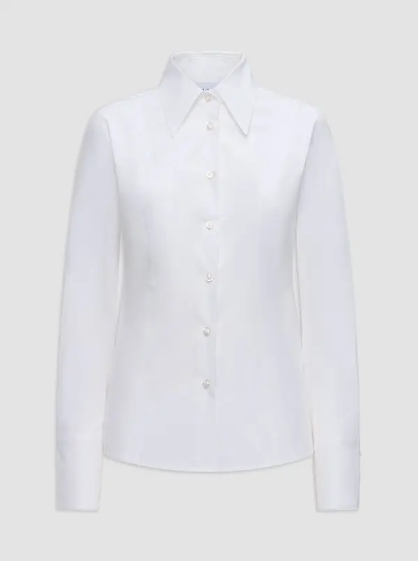 CALLAS MILANO Permanent Collection Ripley Fitted Shirt - White