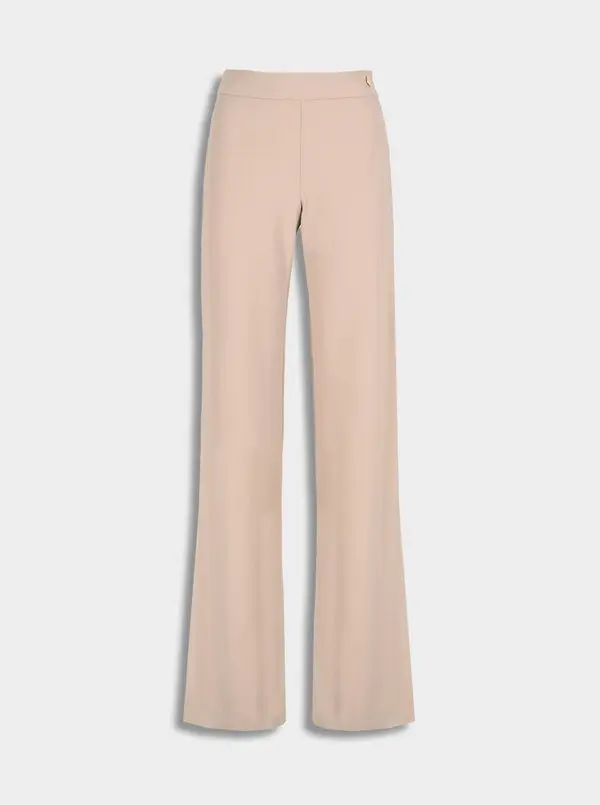 CALLAS MILANO Anouk Wide Leg Crepe Trousers - Taupe