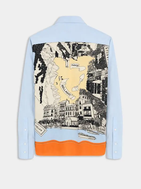 CALLAS MILANO Permanent Collection Sirene Como Lake Shirt - Pale Blue